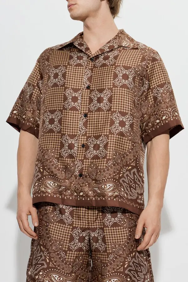 Amiri Silk Short-sleeve Shirt