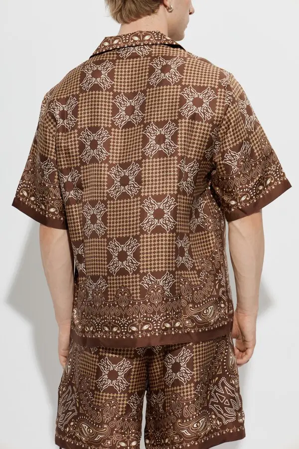 Amiri Silk Short-sleeve Shirt