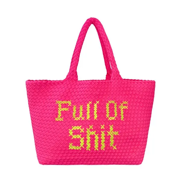 LILLY LOVES Full Of Shit" Handbag - Pink