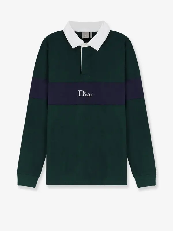 Dior Cotton Polo Rugby With Embroidery