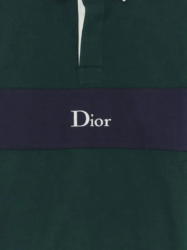 Dior Cotton Polo Rugby With Embroidery