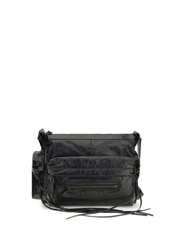 Balenciaga Le City Multipocket Medium Shoulder Bag - Black