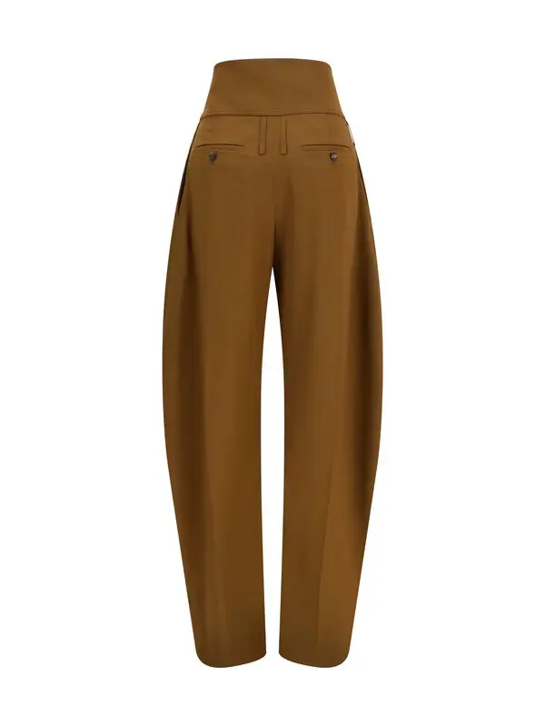 FERRAGAMO Wide Balloon-fit Zip Pants