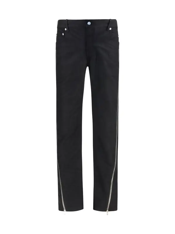 Rick Owens Vega Jeans With Side Zip
