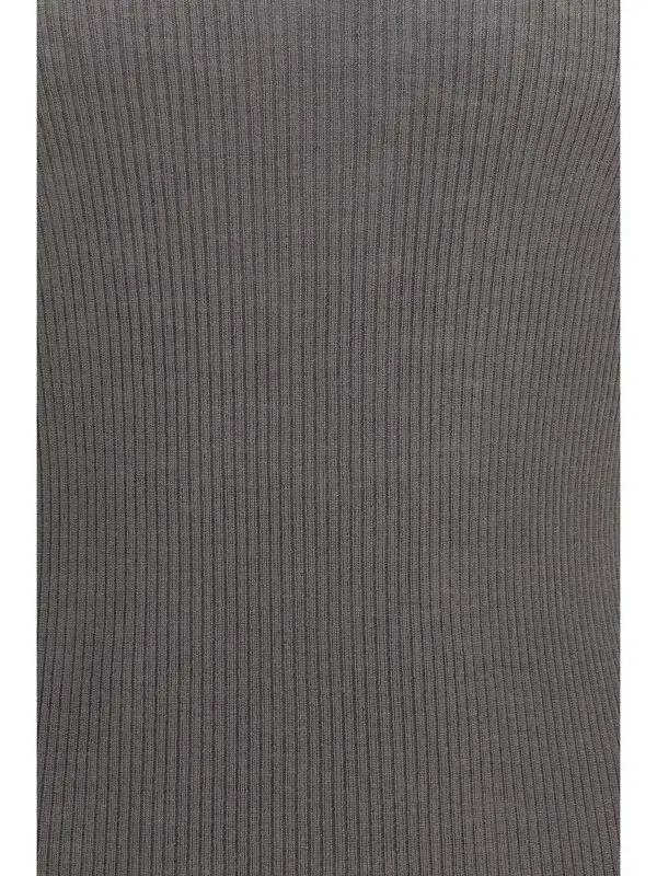 Rick Owens Slim Ribbed Long-sleeve Sweater