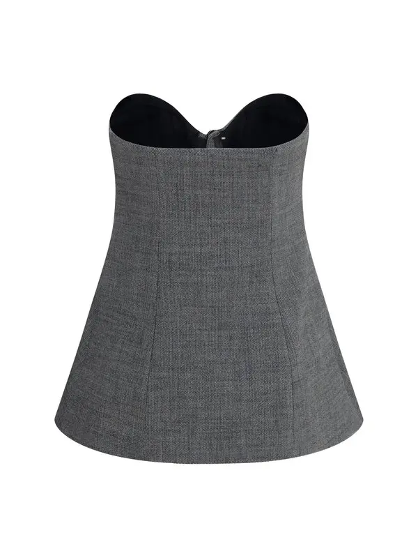 Magda Butrym Asymmetrical Wool Corset