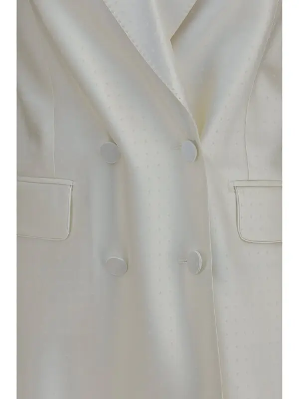 TOM FORD Polka-dot Satin Double-breasted Blazer