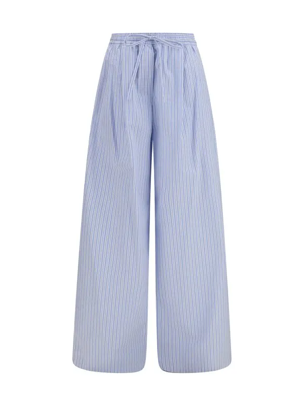 Dolce & Gabbana Striped Poplin Pants