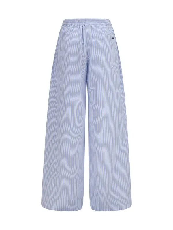 Dolce & Gabbana Striped Poplin Pants