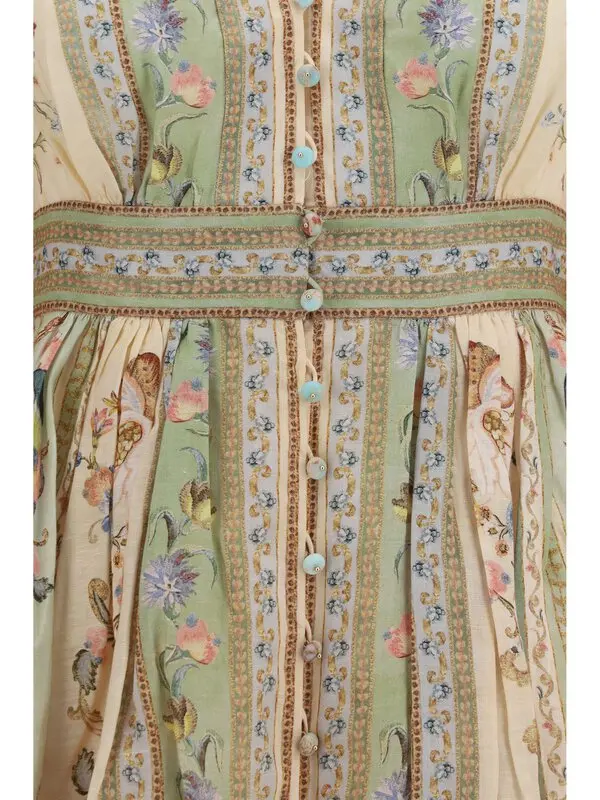 Zimmermann Roselight Mini Dress - Multicolor