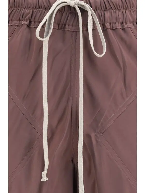 Rick Owens Silk Pants - Brown