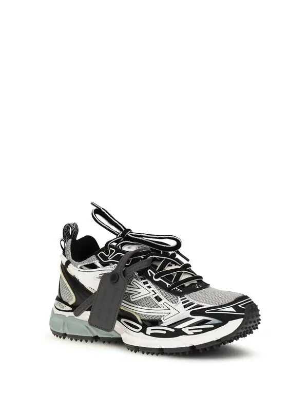 Off-White W-ow Be Right Back" Sneakers - Gray