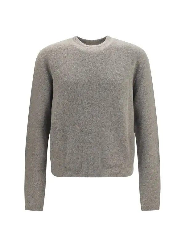 Rick Owens Cashmere Blend Crewneck Sweater - Gray