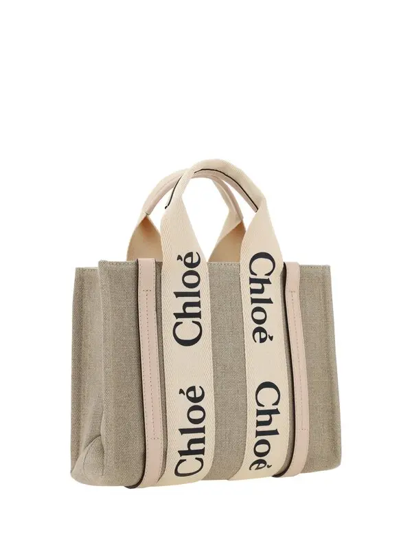 Chloé Woody Tote Bag - Brown