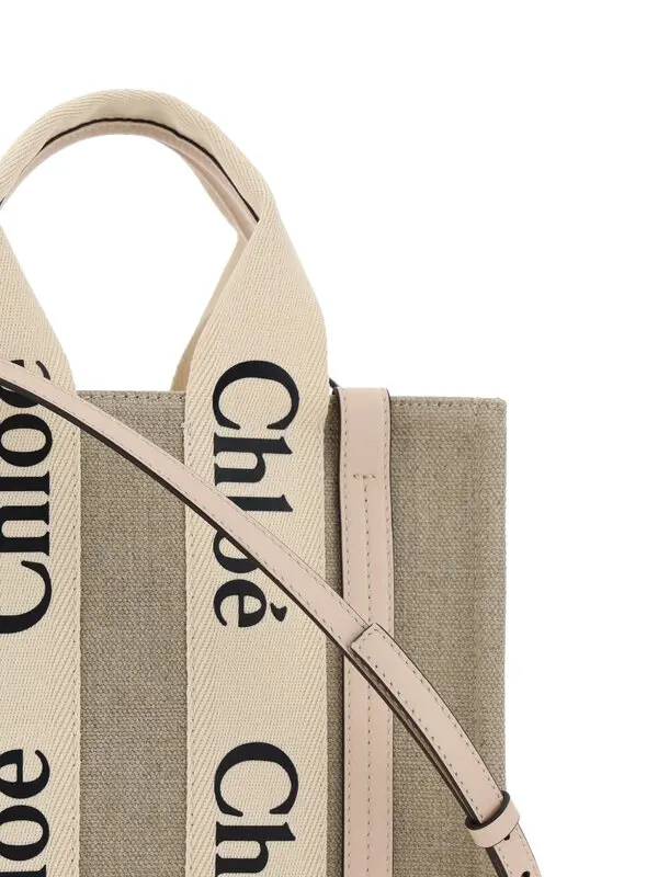 Chloé Woody Tote Bag - Brown