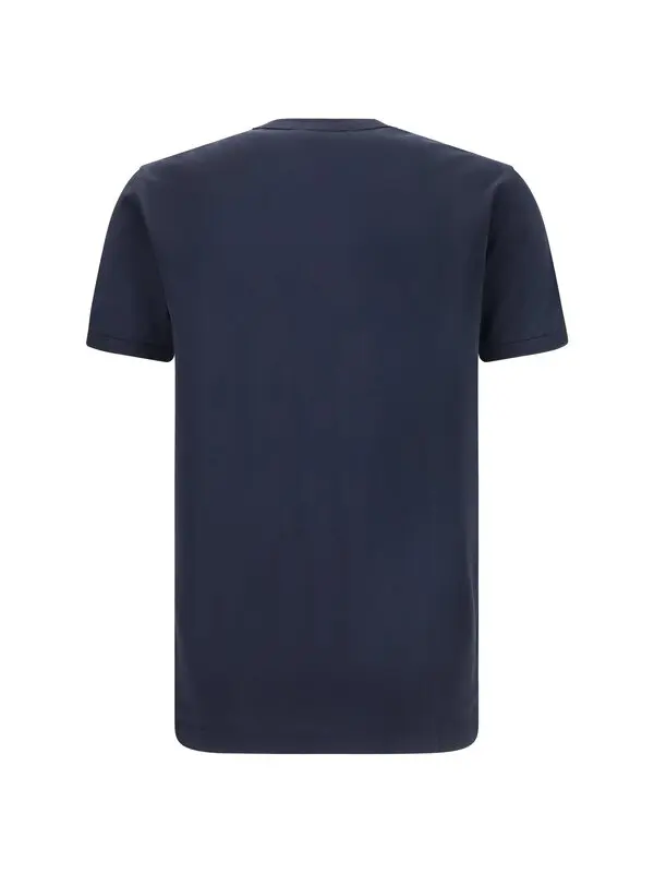 Dolce & Gabbana Cotton T-shirt With Logo Plaque - Black