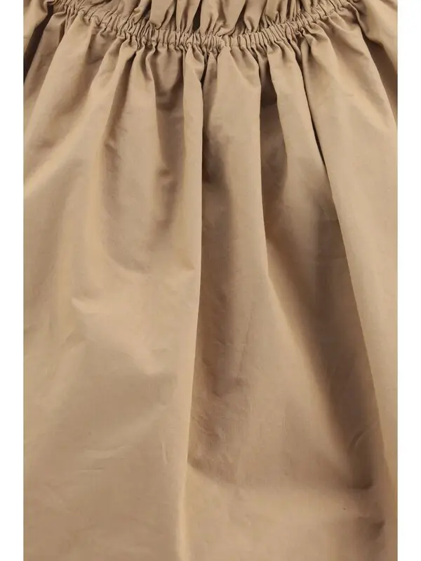 Saint Laurent Cotton Ruffle Top