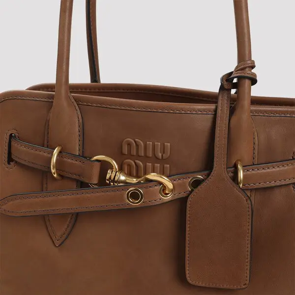 Miu Miu Aventure Lamb Leather Handbag