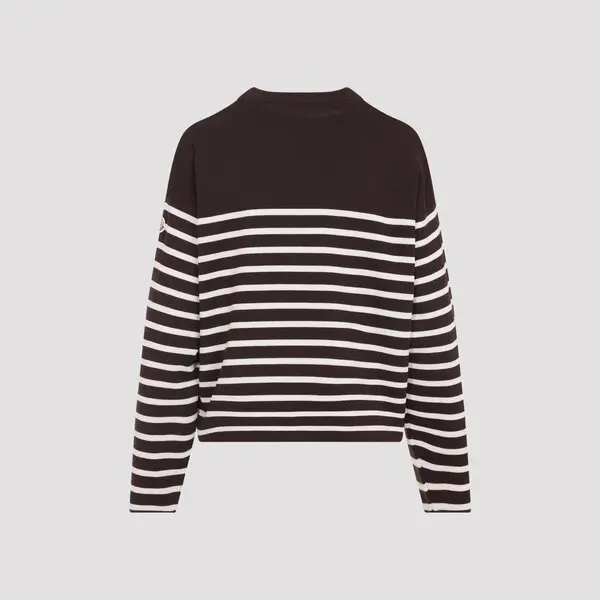 Moncler Striped Logo Knit Sweater - Multicolor