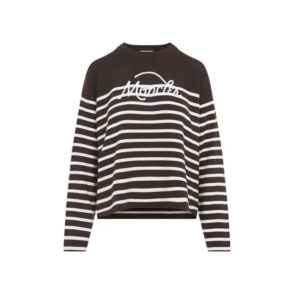 Moncler Striped Logo Knit Sweater - Multicolor