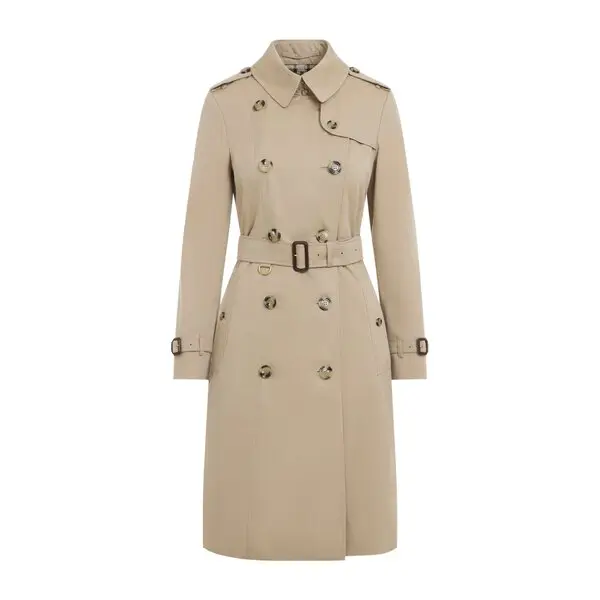 Burberry Chelsea Heritage Long Trench Coat - Multicolor