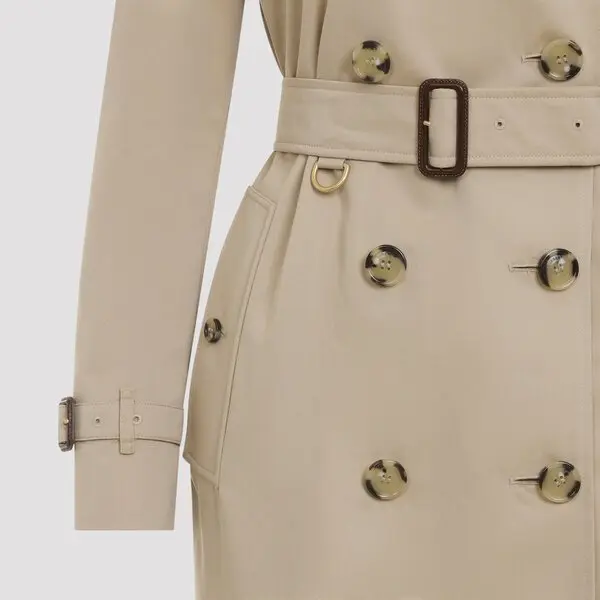 Burberry Kensington Heritage Long Trench Coat - Multicolor