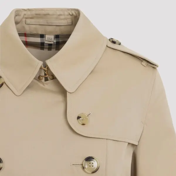 Burberry Kensington Heritage Long Trench Coat - Multicolor