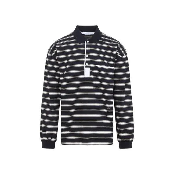 Bottega Veneta Stripes Piquet Polo - Multicolor
