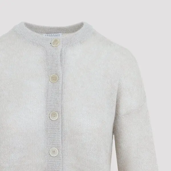 Brunello Cucinelli Shimmer Knit Cardigan