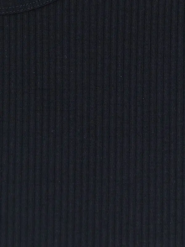 Max Mara Lyocell And Silk Ribbed Knit T-shirt - Multicolor