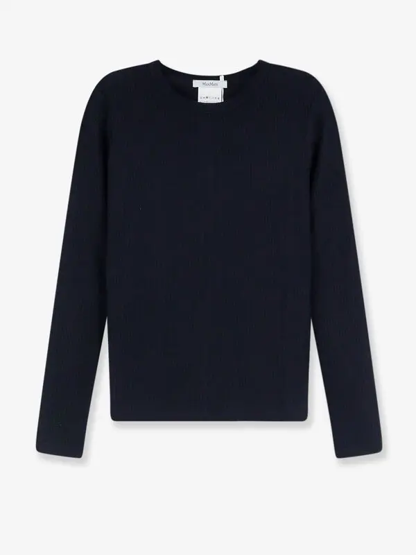 Max Mara Lyocell And Silk Ribbed Knit T-shirt - Multicolor