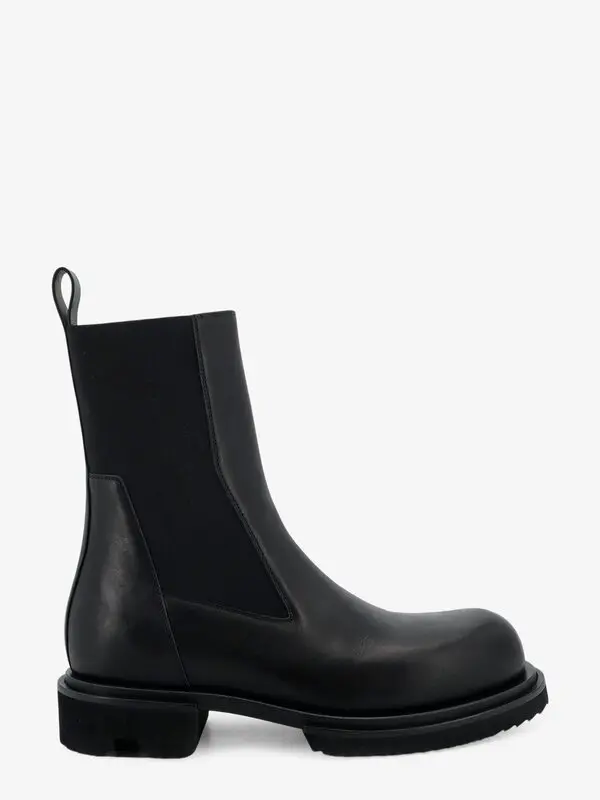 Rick Owens Gabe Leather Chelsea Boots