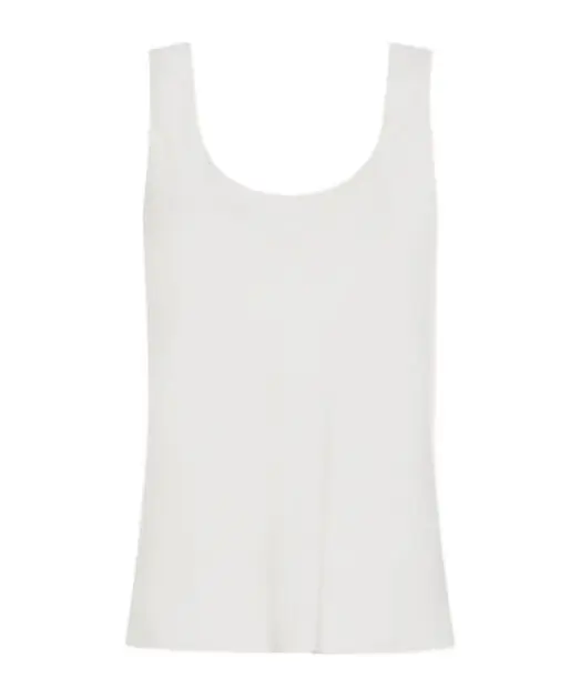 Seventy Scoop Neck Sleeveless Top With Straight Hem