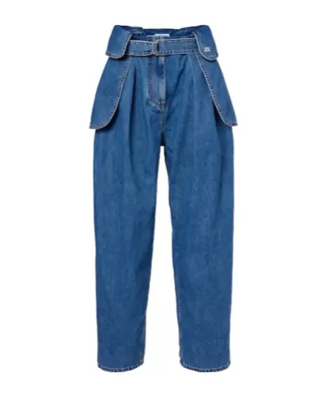 Loewe Belted Wide-leg Jeans