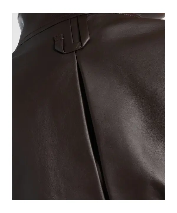 Jacquemus Ciro Long-sleeved Leather Jacket
