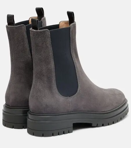 GIANVITO ROSSI Suede Chelsea Boots