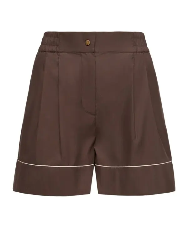 Moncler Tailored Cotton Blend Shorts - No
