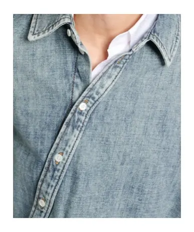 Loewe Draped Belted Denim Shirt
