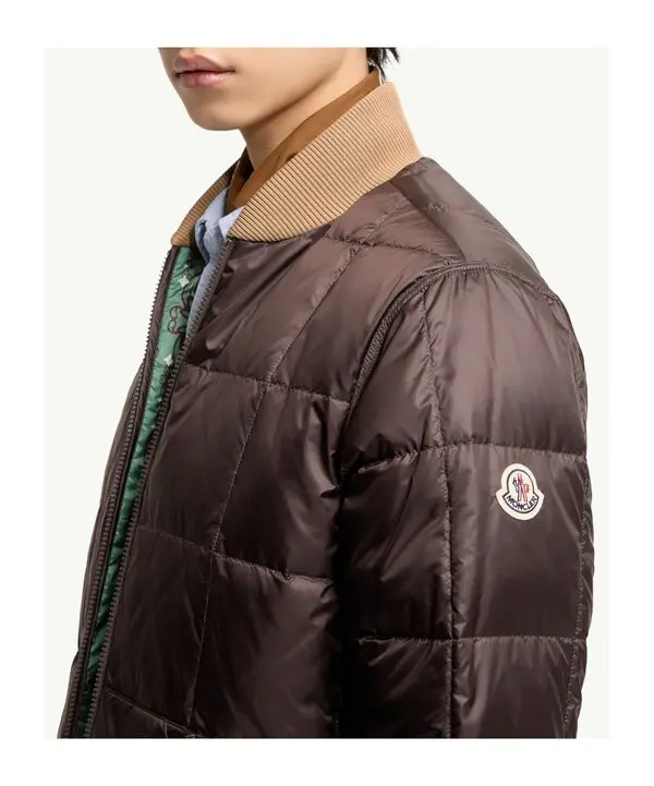 Moncler Chalvron Reversible Down Bomber Jacket