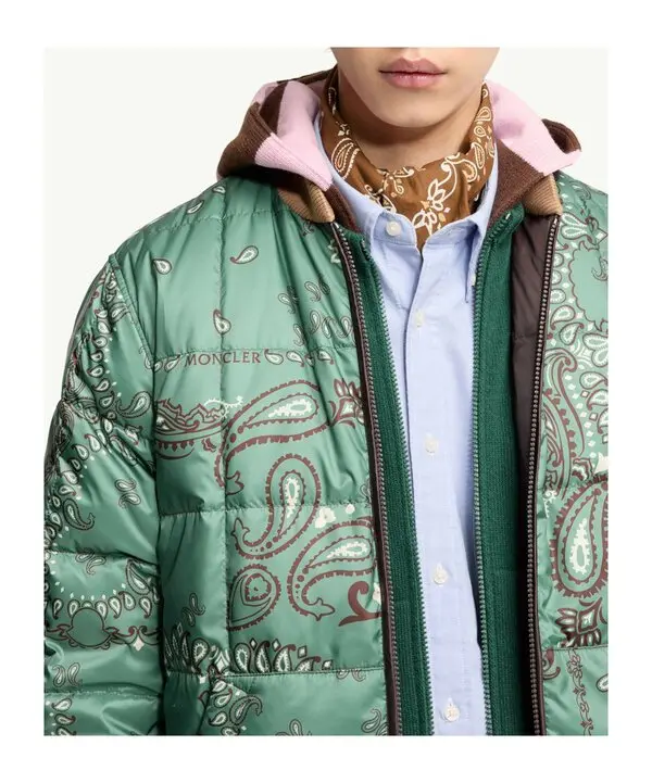 Moncler Chalvron Reversible Down Bomber Jacket
