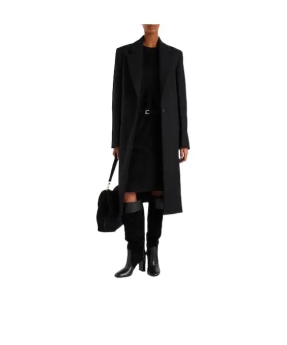 GIANVITO ROSSI Leather And Corduroy Knee-high Boots