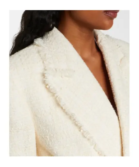 Balmain Classic Tweed Double-breasted Blazer