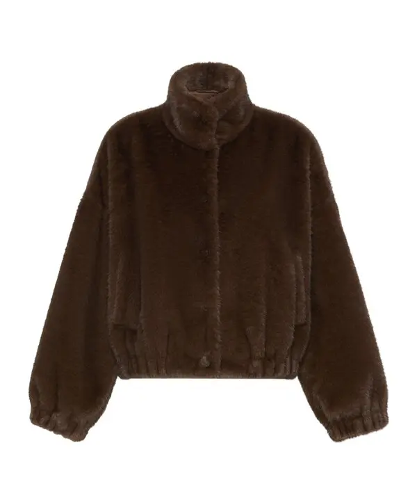Max Mara Anemone Cropped Jacket - Brown