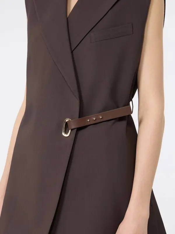 Sportmax V-neck Sleeveless Vest