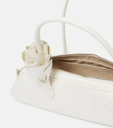 Magda Butrym Brigitte Floral-appliqué Leather Shoulder Bag