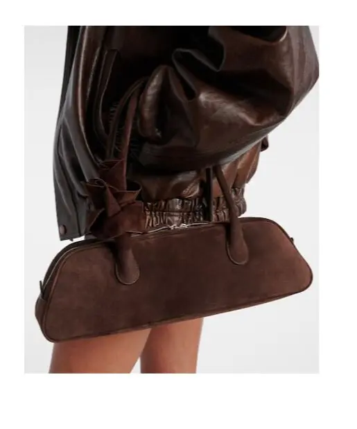 Magda Butrym Brigitte Suede Shoulder Bag
