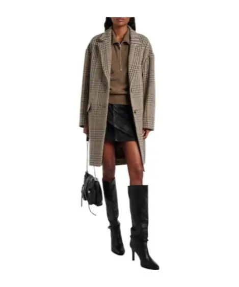 Isabel Marant Étoile Classic Checkered Coat