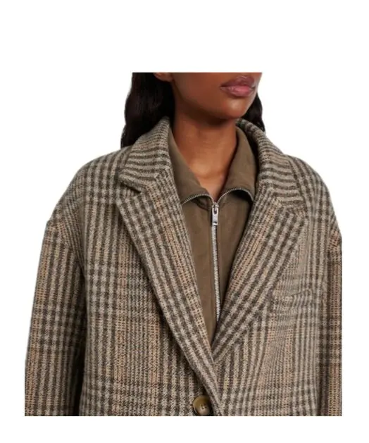 Isabel Marant Étoile Classic Checkered Coat