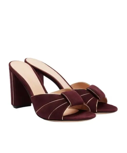 GIANVITO ROSSI Suede Mules