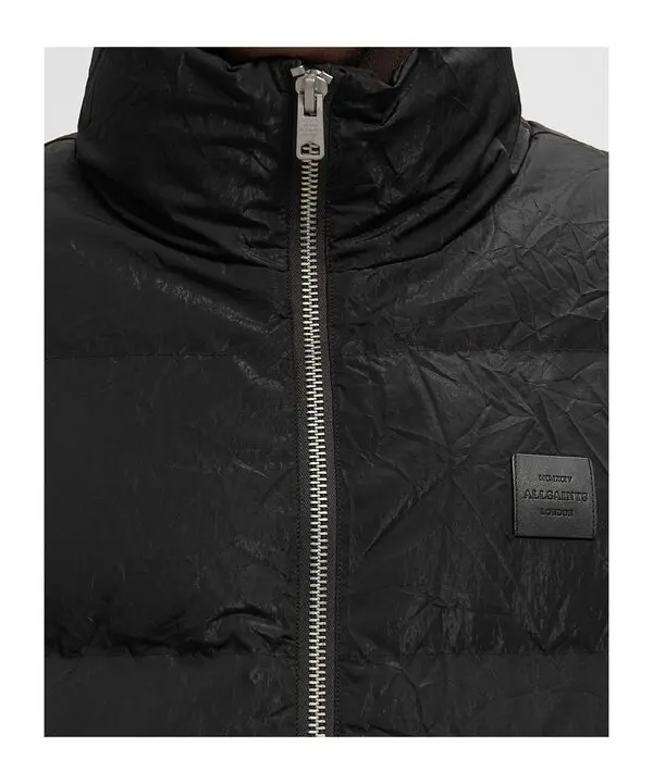 ALLSAINTS Pulse Insulated Jacket With Stand Collar And Zip Closure